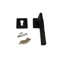 China Accessories PVC Steel Door Handles for Bathroom Bedroom Apartment-Modern Design for sale