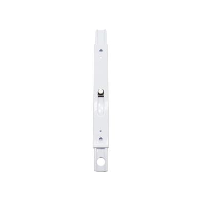 China Aluminium Hardware Accessory White Color Sliding Door Flush Bolt for sale