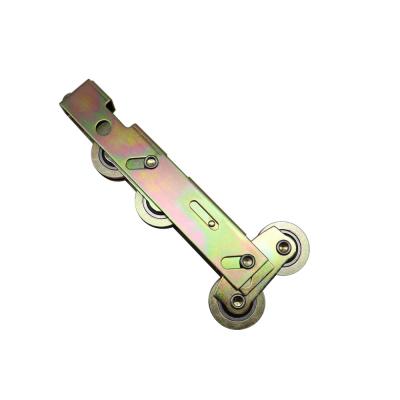China High Quality Door Roller Four Steel Bearing Wheels Aluminium Sliding Door Wheels for sale
