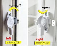 China Window Crescent Lock Aluminum Alloy Window Sliding Hardware Accessories for sale