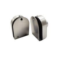 China Bathroom Hardware: 304 Stainless Steel Glass Clamp / Fixing Clip (with Key) for sale