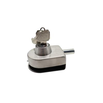 China Easy Install Commercial Glass Door Bolt Lock with Frameless for sale