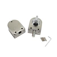 China Heavy-Duty SUS 304 Stainless Steel Glass Door Lock Interior Hidden Deadbolt Door Lock for sale