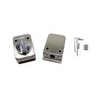 China Sliding Glass Door Lock Indoor Knob & Outdoor Key Glass Door Lock for sale