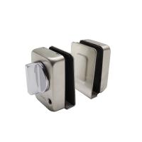 China Sliding Glass Door Lock Indoor Knob & Outdoor Key Glass Door Lock for sale