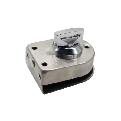 China Frameless Glass Door Lock Office Shop Glass Door Security Lock for sale