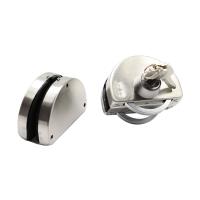 China Frameless Glass Door Lock Thumbturn & Key Operated Glass Lock for sale