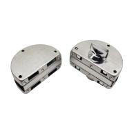 China Frameless Glass Door Lock Thumbturn & Key Operated Glass Lock for sale