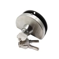 China Hot Sale Stainless Steel Slide Glass Door Locks One Side Locking-Glass for sale