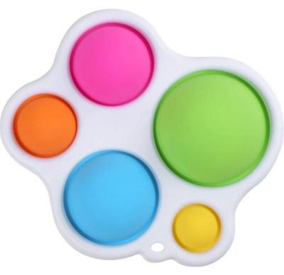 China Push On Pop Bubble Sensory Fidget Toys Stress Relief Safe Toys For Kids for sale