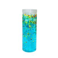 China High Bottle Kids Safe Toys Smooth Touch Transparent Pearl Crystal Slime for sale
