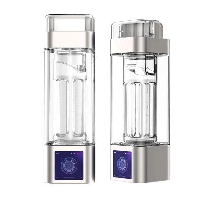 China WEIZI Portable PEM Electrolyzer Hydrogen Water Generator Bottle 280-350ml Capacity 5000-9000 ppb H2 Concentration for sale