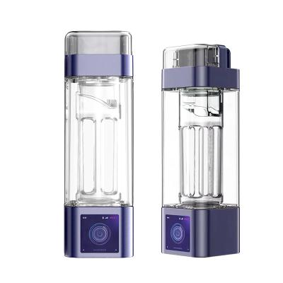 China WEIZI Hydrogen Water Bottle 350ml Capacity 9000ppb Output with Food Grade Tritan Material and UV Logo Printing for sale