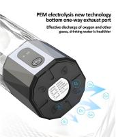 China Portable Hydrogen Water Generator Bottle 208ml with 6000ppb Concentration and Type-C Fast Charging for sale