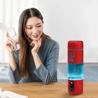 China SPE Hydrogen Water Generator Bottle 230ml with 2200mAh Battery and 4000-5000 ppb Concentration for sale