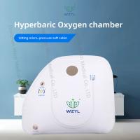 China WEIZI Anti-Inflammatory Hyperbaric Oxygen Chamber 1700×600×1450mm for Elderly Sitting Soft Cabin for sale