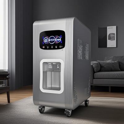 China 3000ml Silver Stainless Steel Hydrogen Inhalation Machine 2000ml/min H2 1000ml/min O2 PEM Technology for sale