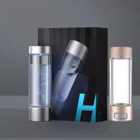 China Hydrogen Rich Water Bottle Generator 3000ppb PEM Technology USB Rechargeable 2000mAh for Home Car Outdoor for sale