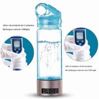 China Hydrogen Water Ionizer Bottle Generator 3000ppb SPE PEM Portable Rechargeable for sale