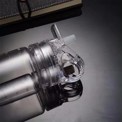 China Portable Rechargeable Hydrogen Water Generator Bottle 3000ppb SPE Electrolysis Ionizer for sale