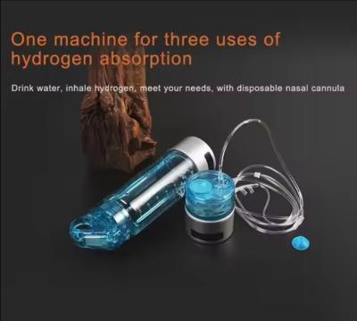 China Medical Grade Hydrogen Water Generator Tumbler 9000ppb SPE PEM Electrolysis USB-C Fast Charge Anti-Aging Recovery for sale