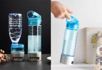 China Portable Nano High Hydrogen Rich Water Generator Bottle 3000ppb SPE Electrolysis Rechargeable H2 Maker for sale