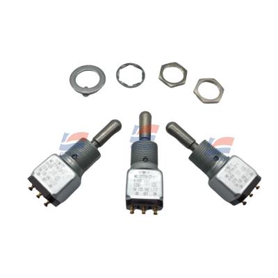 China 11TW1-7 SPDT Toggle Switch 125VAC 28VDC with 17.27mm Actuator and Military MIL-83731 Qualification for sale