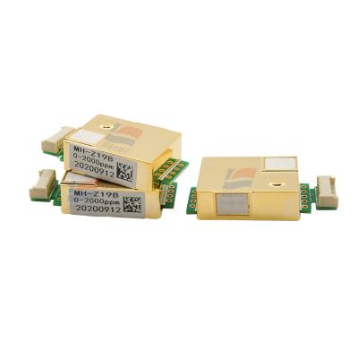 China NDIR Infrared CO2 Sensor Module MH-Z19B 5V UART PWM for HVAC Air Quality Monitoring 400-10000ppm for sale