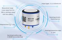China YJJ AO-03R Portable Electrochemical Oxygen O2 Sensor 0-30% Linear Output Replace 4OXV for sale