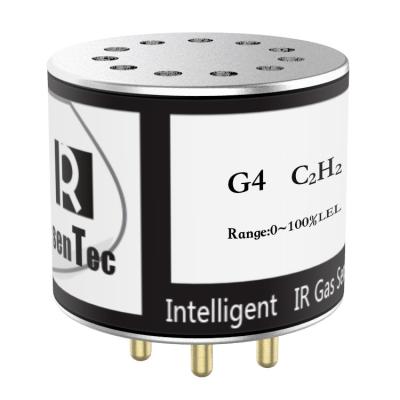 China YJJ G4-C2H2 NDIR Dual Beam Acetylene Gas Sensor 0-100% LEL 5V DC for sale