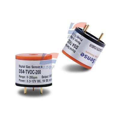 China DS4-TVOC-200 Solid Polymer Electrochemical Gas Sensor 3.3-12V DC Industrial Grade for sale