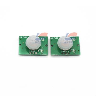 China GH-718C PIR Motion Sensor Module 7m Detection Range 4.5-20VDC Human Body Infrared Sensor for sale