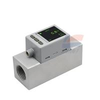 China YJJ AMS2000 MEMS Thermal Gas Mass Flowmeter 0.5-500L/min RS485 for Oxygen Air Pharmaceutical for sale