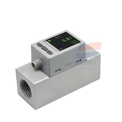 China YJJ AMS2000 MEMS Thermal Gas Mass Flowmeter 0.5-500L/min RS485 for Oxygen Air Pharmaceutical for sale