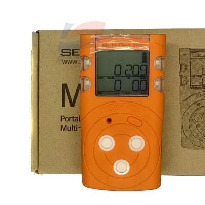 China SENKO SP-MGT-P Portable Diffusion 4-Gas Detector O2 CO H2S LEL 22h Battery IP67 for sale