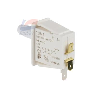 China YJJ 1DM1 Microswitch 10A 277VAC SPDT Plunger Snap Action Switch Chassis Mount for sale