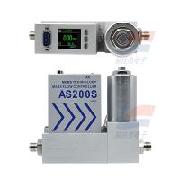 China AS200B Series Aluminum Alloy Gas Mass Flow Controller 1-100 Range Ratio 15-28VDC for sale