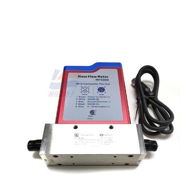 China YJJ MF5006 MEMS Thermal Gas Mass Flowmeter 0.5-50 SLPM 1.5MPa 4-20mA RS485 LCD Display for sale