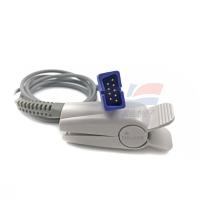 China YJJ DS-100A Reusable Adult Finger Clip SpO2 Probe 9-Pin 0.9m Cable FDA CE for sale