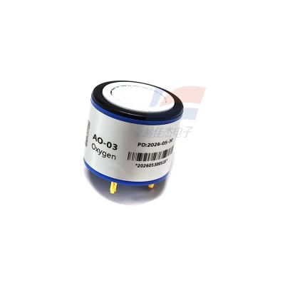 China AO-03 Oxygen Sensor 1-25% Vol O2 Linear Output Fast Response Electrochemical Sensor for sale
