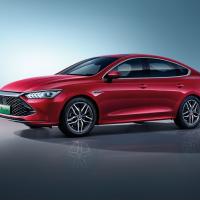 China 2023 BYD Qin Plus DM-i 120KM Luxury EV Car Luxury Version with Long Battery Life for sale