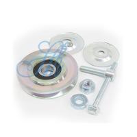 China Belt Tensioner and Bracket for JMC Carrying Truck Air Conditioner Pulley Kairui N800 for sale