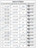 China JMC WOLF 2013- Model Fuel Injector 0445110515 0445110805 0445110537 Common Rail for sale