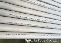 China TP304 Austenitic Large Diameter Stainless Steel Pipe EN 10216 5 TC1 10X1.0 MM for sale
