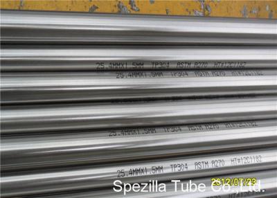 China 304 Stainless Steel Tubing , Stainless Steel Pipe 3A Certified 1.5'' X 0.065'' X 20FT for sale