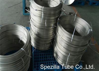 China TP304 38 stainless steel tubing coil Polished For Instrumentation Oil Resistance for sale