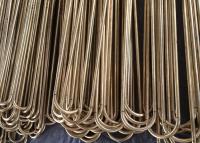China ASME SB111 C68700 Aluminum Brass Seamless Tube u tube heat exchanger for sale
