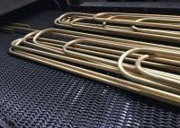 China ASTM B111 C44300 Brass Seamless U Tube heat transfer tube U bend for sale