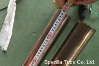 China Food Bright Annealed DIN11850 Stainless Steel Tube EN1.4301 Round Inside 400grit Polished for sale