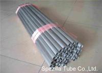 China Pickling Titanium Pipe Cold Drawn Seamless Tubing ASTM B338 Grade 1 Custom Sizes for sale